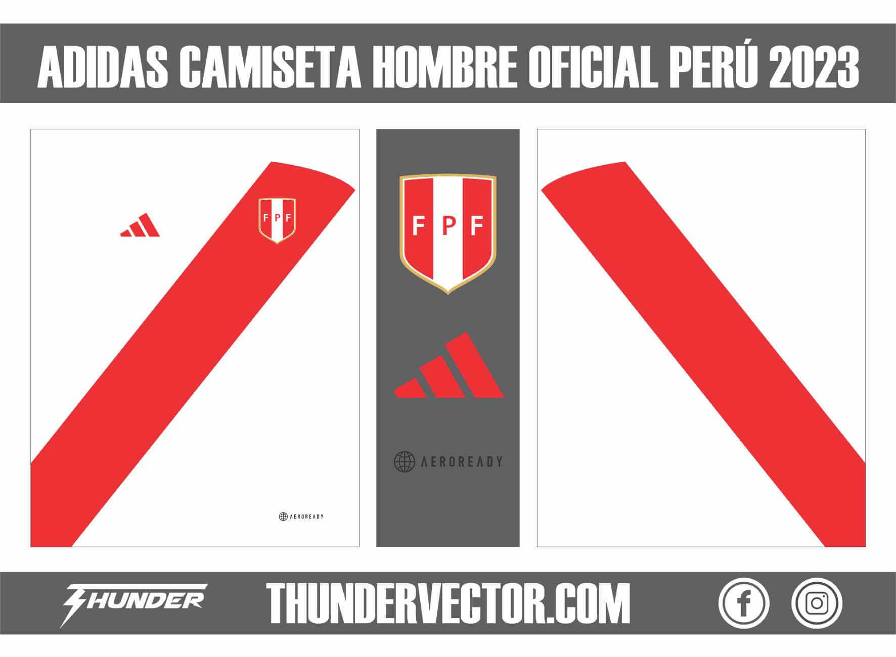 Adidas Camiseta Hombre Oficial Perú 2023