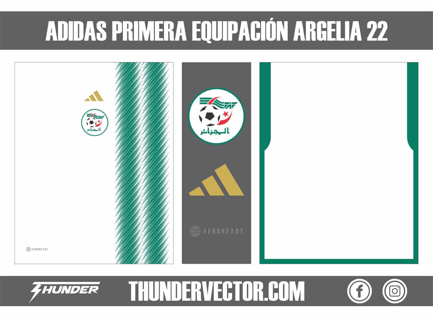 Adidas Primera Equipación Argelia 22