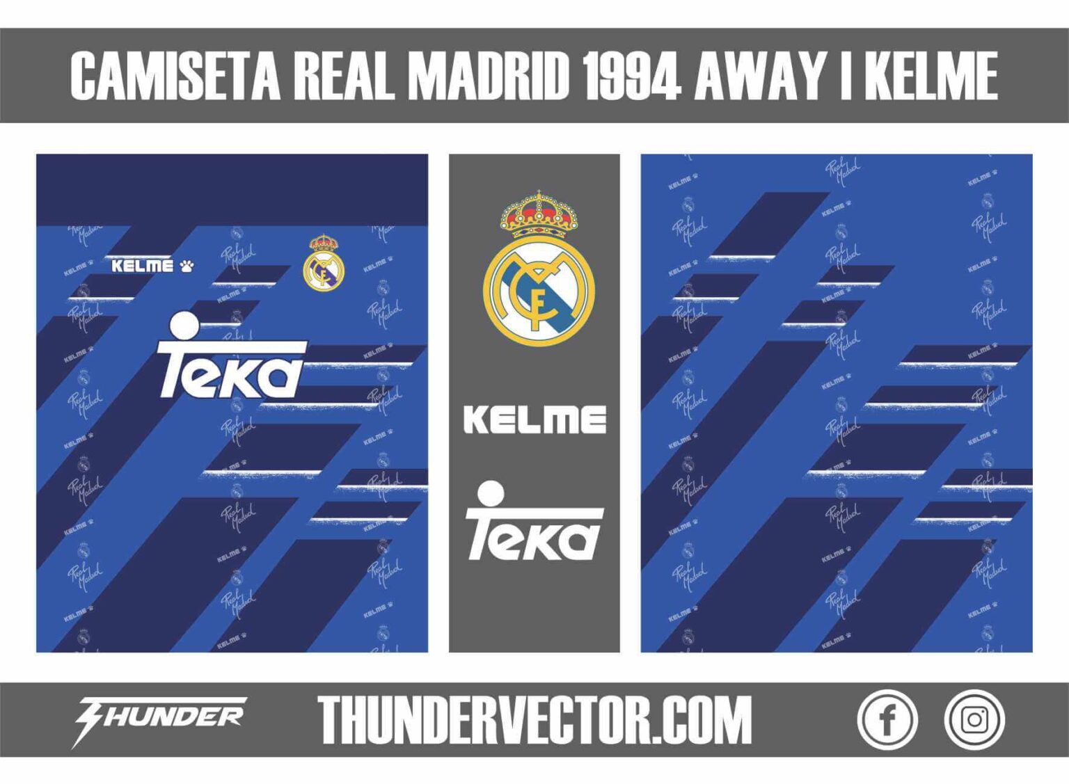 Camiseta Real Madrid 1996-97 away I Kelme