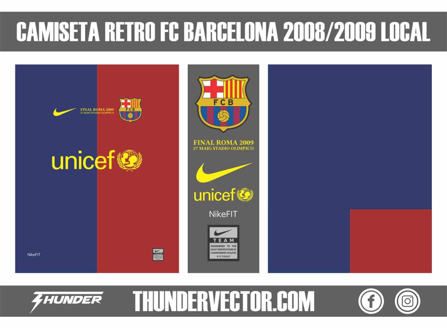 Camiseta Retro Fc Barcelona 2008-2009 Local