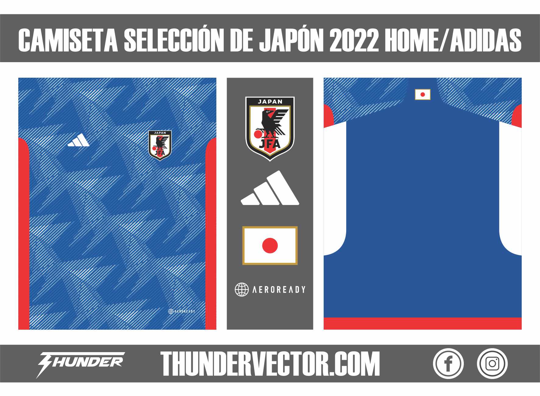 Camiseta Selección de japón 2022 Home-Adidas Camiseta Selección de japón 2022 Home-Adidas