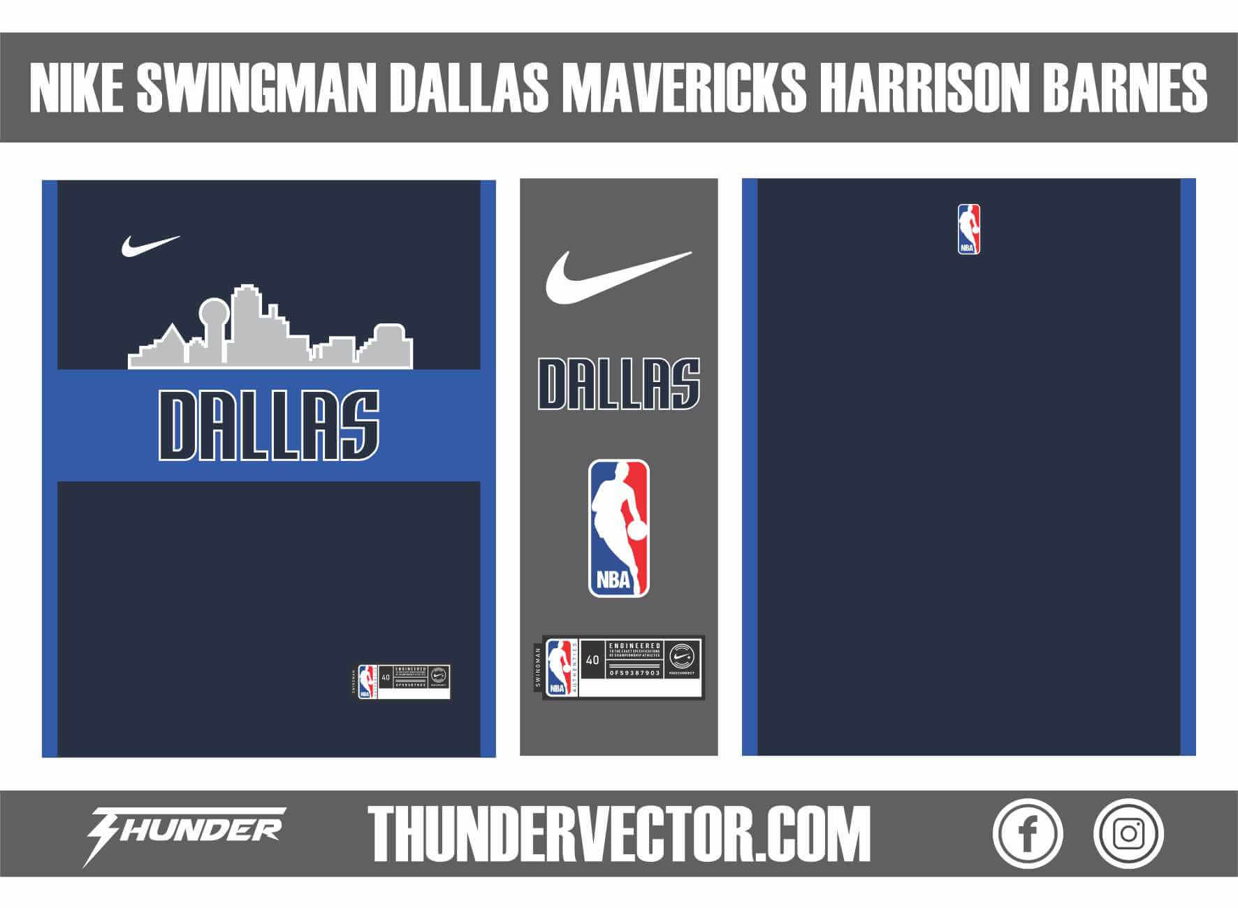 Nike Swingman Dallas Mavericks Harrison Barnes
