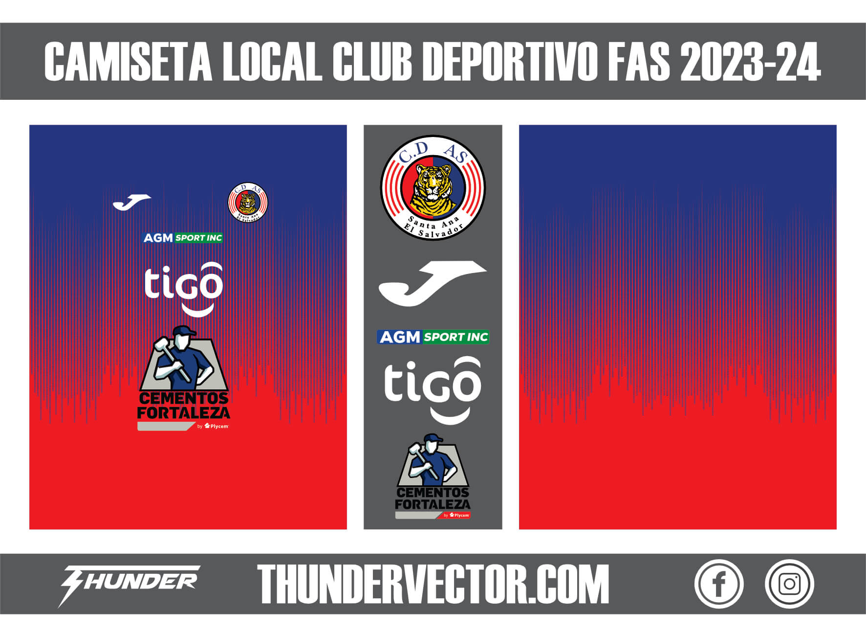 Camiseta Local Club Deportivo FAS 2023-24