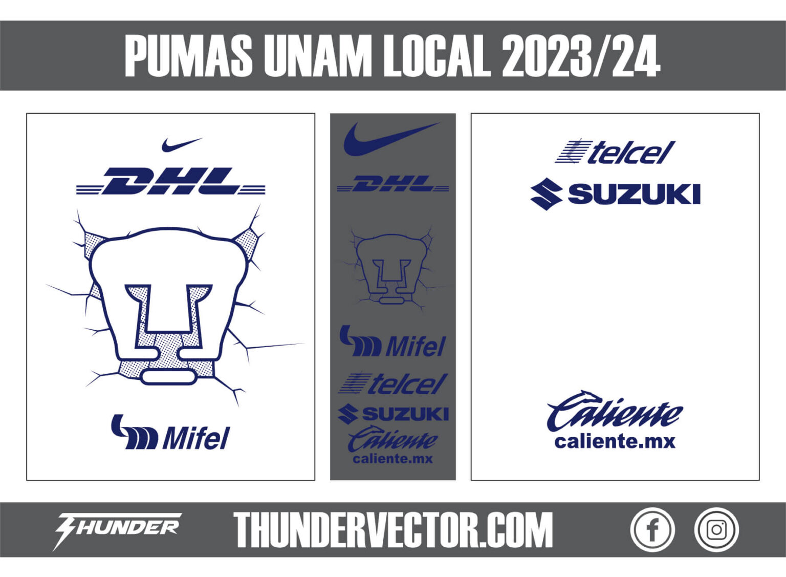 Pumas UNAM local 2023-24