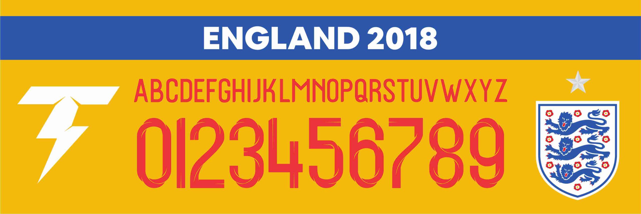 Font England 2018
