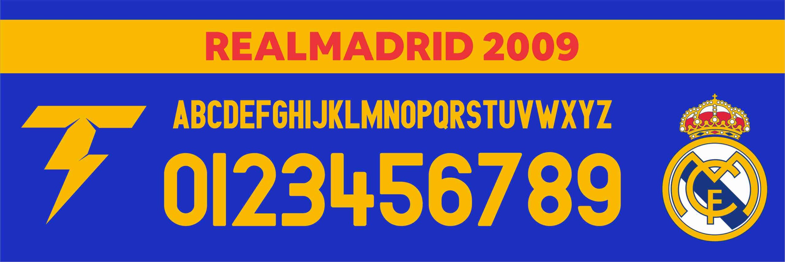 Font Real madrid 2009