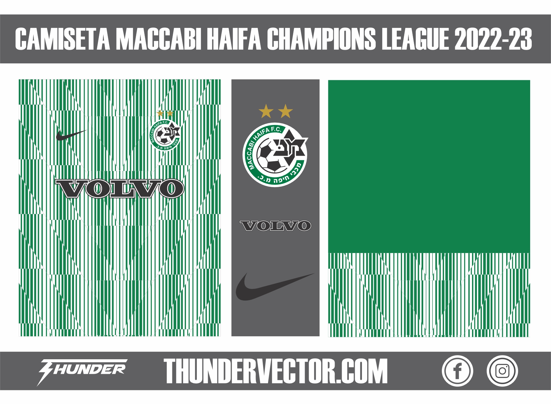 Camiseta Maccabi Haifa Champions League 2022-23